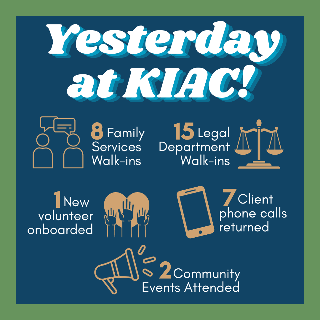Yesterday at KIAC! – Kitsap Immigrant Assistance Center